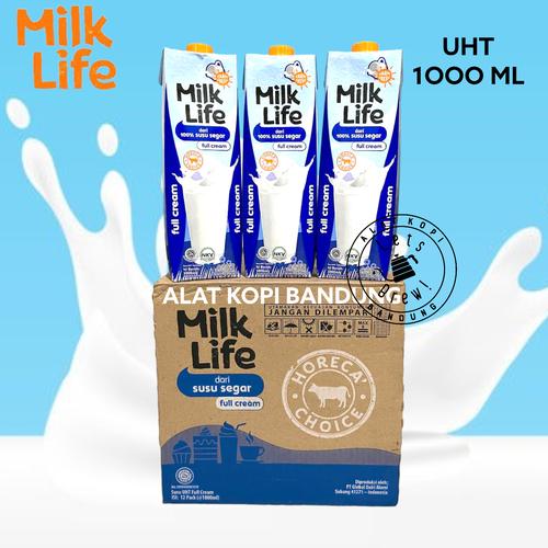 Jual UHT Milk Life 1000ml Sedus isi 12pcs / Susu UHT Milk Life 1L - Kota Bandung - Alat Kopi ...