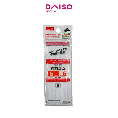Jual Daiso Hard Elastic Tape 6cord white - Jakarta Utara - DAISO JAPAN ...