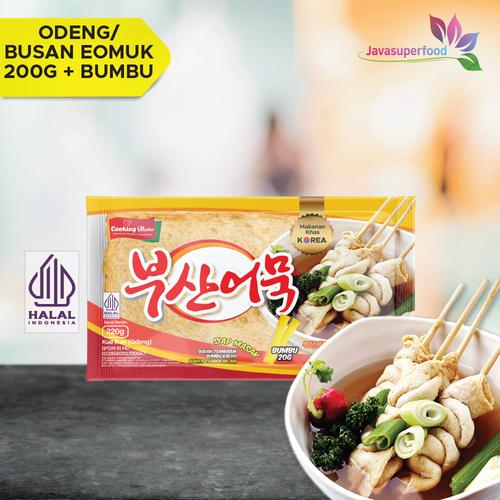 Promo Busan Eomuk Halal / Odeng Korea Fish Cake 200g+Bumbu / Cemilan ...