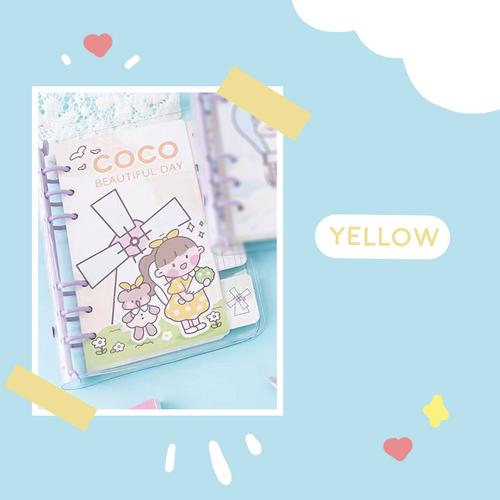 Jual Coco Beautiful Day 6 Ring Binder A6 / Soft Binder Set Aesthetic A6 ...