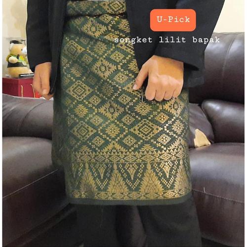Promo Kain Songket Bapak Melayu Sarung Songket Pria Bawahan Kebaya ...
