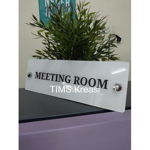 Jual Papan Nama Ruangan | Sign Akrilik| Nama Ruangan Akrilik | Sign ...