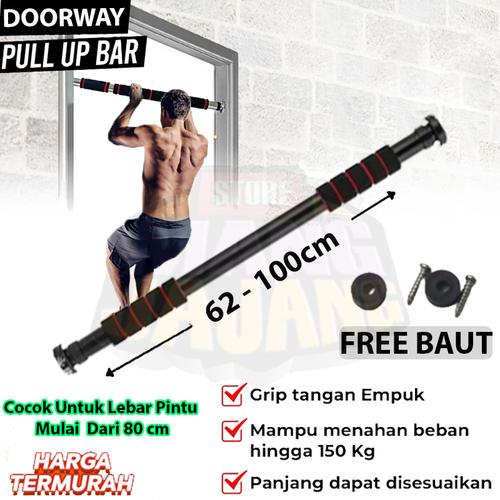 Jual Pull Up Bar | Tiang Pull Up | Door Chinning Bar Kettler - Pull Up ...