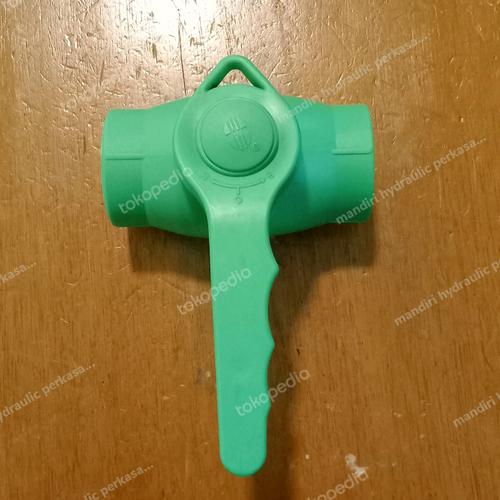Jual Ball Valve Plastik PPR 1" Inch / Kran 32mm Fitting Pipa PPR ...