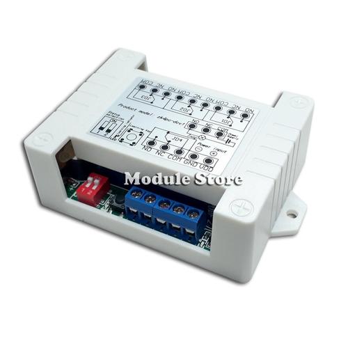 Jual Wireless Relay Switch 4CH 12V-48V 10A 433MHz - 2 Remote AKJ ...