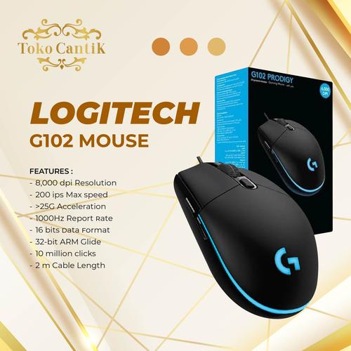 Jual Mouse Gaming Logitech G102 Original Mouse koGame Logitech G103 ...