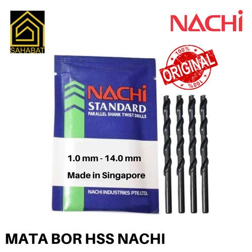 Jual Mata Bor Besi Stainless HSS NACHI Original 1 mm - 14 mm - 1.0 - Kota Tangerang - Tb ...