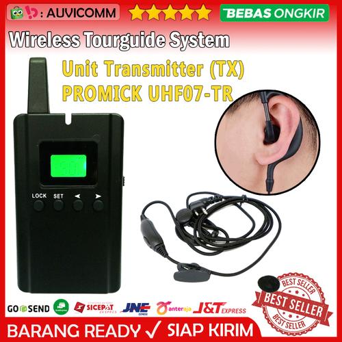 Jual Unit Pemancar Transceiver Tambahan Audio Haji Umroh - PROMICK UHF07 - TR - TX - Jakarta ...