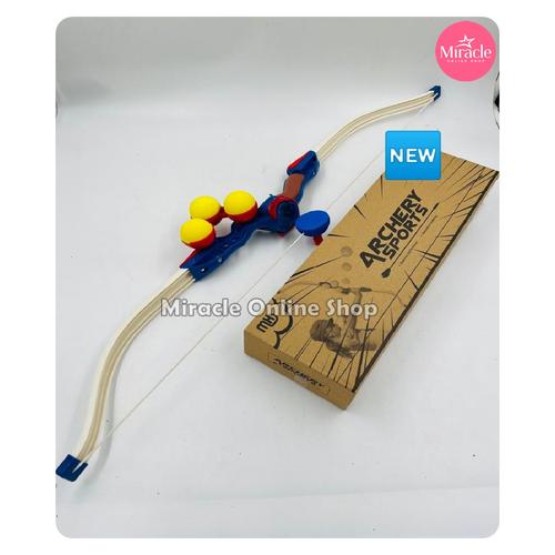 Jual Mainan anak tembakan pistol soft gun + panah 1 set new - Panah ...