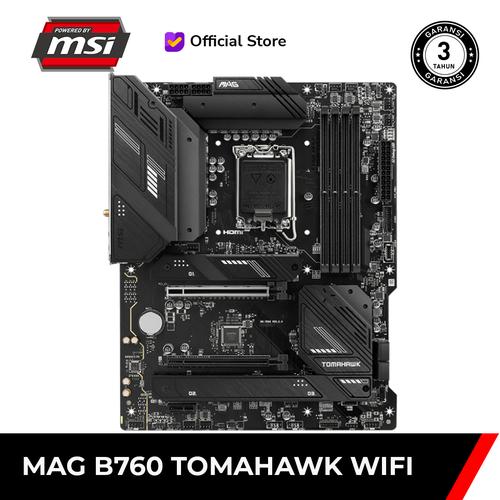 Promo MSI MAG B760 TOMAHAWK WIFI [ATX | LGA 1700 | Gen 13] Cicil 0% 3x ...
