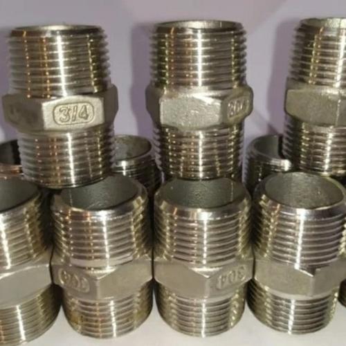 Jual Double Nepple 1" inch SS304 Drat Luar Fitting Dobel Nepel ...