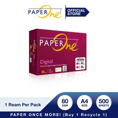 Promo PaperOne Digital Kertas A4 80gr Carbon Neutral 1 Rim (500 lembar ...