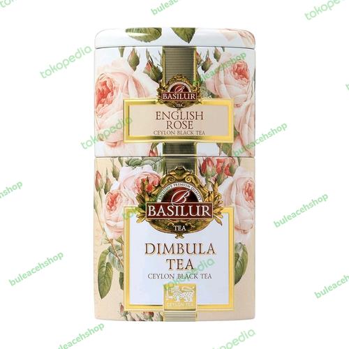 Jual Basilur Two Layer Caddy - English Rose & Dimbula - Kota Langsa - buleacehshop | Tokopedia