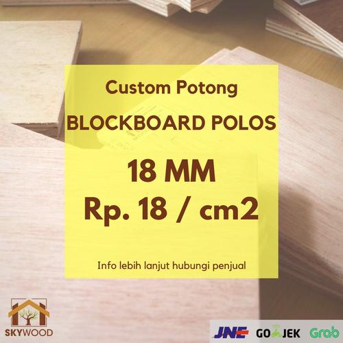 Jual Blockboard 18mm Custom Ukuran / Blockboard Custom / Potong Custom ...