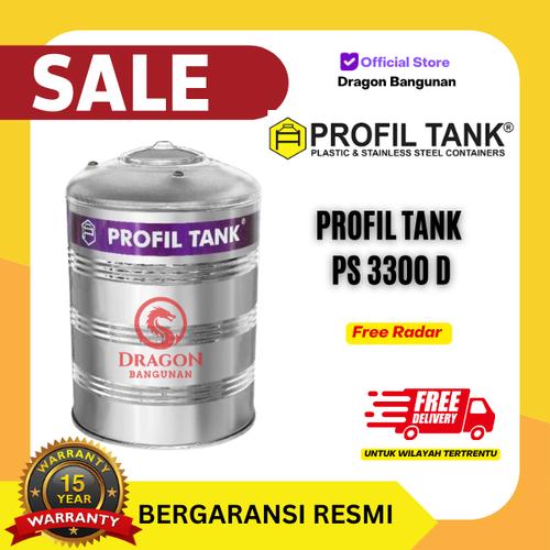Jual TOREN AIR STAINLESS PROFIL TANK PS 3300 DATAR GARANSI RESMI 15 ...