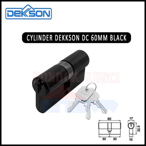 Jual Cylinder Kunci Pintu Dekkson CYL DC DL60MM MATT BLACK Silinder Hitam - Kota Tangerang ...