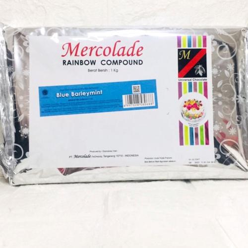 Jual MERCOLADE RAINBOW COMPOUND BLUE BARLEYMINT OLAHAN GULA WARNA BIRU ...