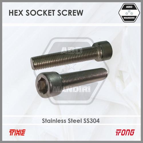 Jual SS304 Baut L Stainless M6 X 40 ( HEX SOCKET SCREW ) M6x40 - Kota ...