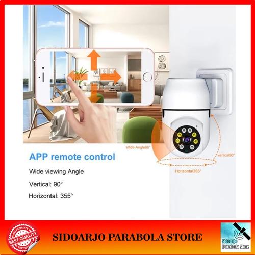 Jual IP Camera CCTV Wifi Smart LED Lamp PTZ Stop Kontak Ipcam Home ...