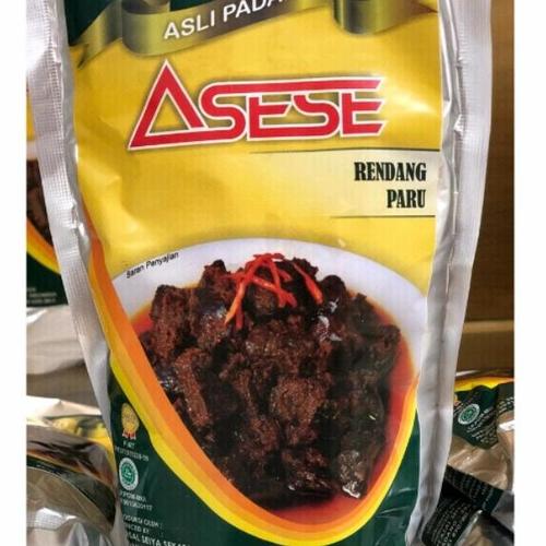 Jual Rendang Paru Asese Asli Padang / Rendang paru Basah 250gr / Asese ...