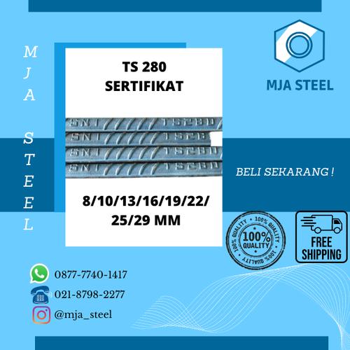 Jual BESI BETON ULIR TS 420 16 19 22 25 32 MM FULL SNI SERTIFIKAT 16MM ...