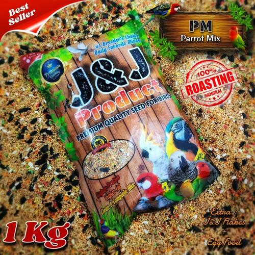 Jual Pakan Ternak Lovebird Falk Parkit Cockatiels J&J Premium Seed PM 1 ...