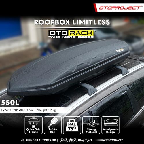 Jual Roof Box Bagasi atas OTORACK Limitless 650L - KURIR TOKPED - Kota ...