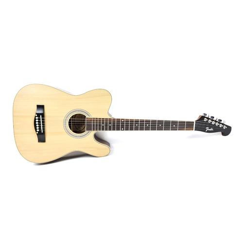 Jual Gitar Akustik Tele Fender Model Telekustik Natural Slim ...