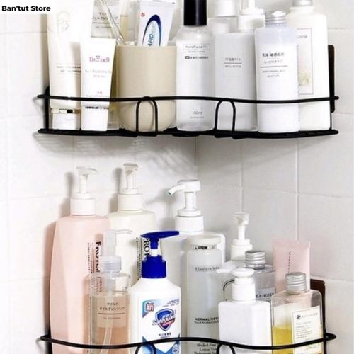 Jual Rak sudut kamar mandi tempel dinding keramik rak dapur besi ...