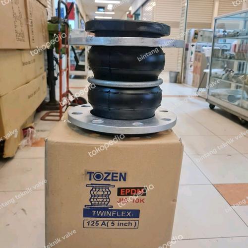 Jual flexible tozen rubber joint 5 inch jis 10k / twinflex - Jakarta ...