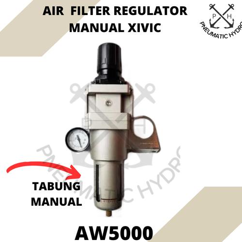 Jual AIR FILTER REGULATOR AW5000 & AW5000-D XIVIC - AW5000-06D 3/4 ...