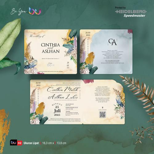Jual Blangko Undangan Kosong Pernikahan Java Card Be You BU 02 - Kota ...