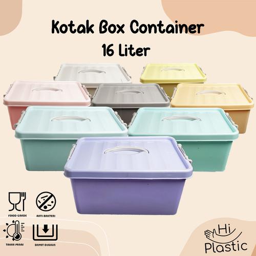 Jual Kontainer Box Plastik 16 Liter / Kotak Serbaguna Storage Box 16 ...