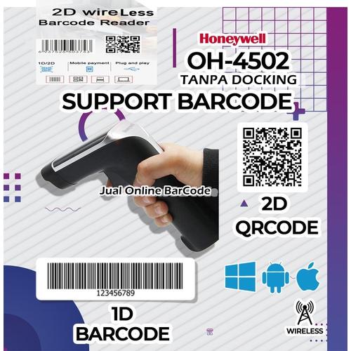 Jual Barcode Scanner Wireless Honeywell OH4502 / OH-4502 - 2D QR CODE ...