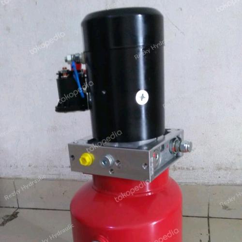 Jual HYDRAULIC MINI POWER PACK MOTOR 3HP COIL VALVE LIFTING DC24V TANKI ...