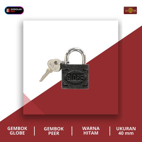 Jual Gembok Hitam Globe 40mm - Harga Per Biji - Kota Surabaya - Dodolan ...