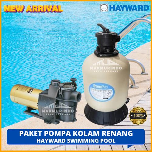 Jual Paket Pompa Kolam Renang Hayward MAX FLO 2hp Sand Filter Hayward ...