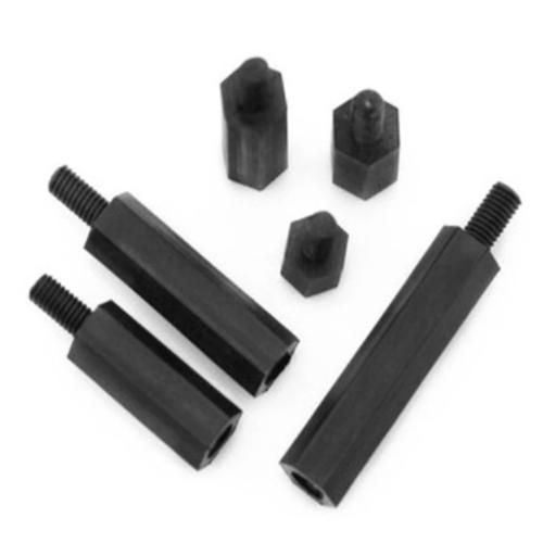 Jual Black Spacer Nylon M3x30+6 Standoff Male Plastik Nilon Baut Pilar ...