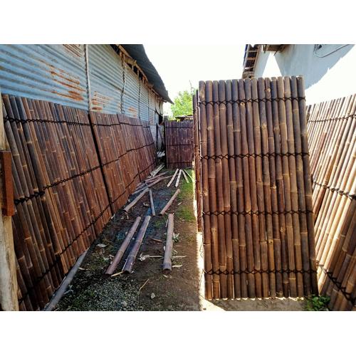 Jual PANEL BAMBU NATURAL UNTUK DEKORASI INTERIOR EKSTERIOR - 240 CM ...