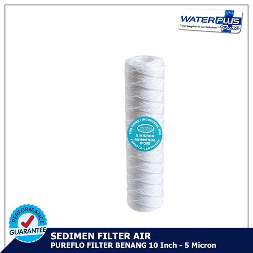 Jual Cartridge Filter Benang Pureflo AQUAKLEEN 10in - 5 Micron ...