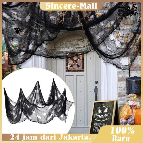 Jual Dekorasi Halloween 200×400cm Spiderweb Perlengkapan Hiasan Rumah ...