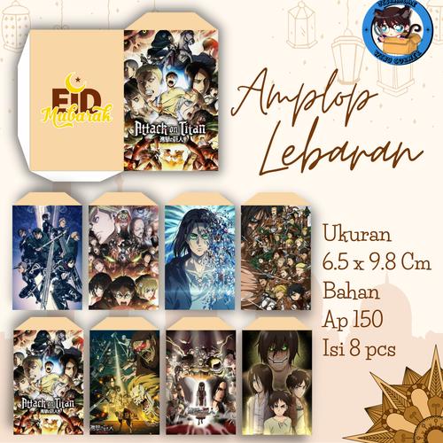 Jual Amplop lebaran anime attack on titan - Kota Bandung - conan shop ...