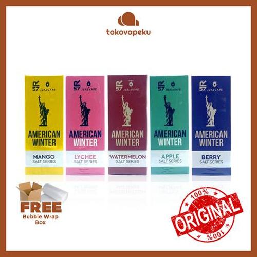 Promo AMERICAN WINTER SALTNIC SERIES AMERICAN WINTER 30ML AUTHEN by R57 ...