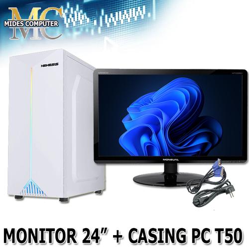 Jual Monitor PC LED 24 Inch CCTV dengan Casing PC Komputer - Kota ...