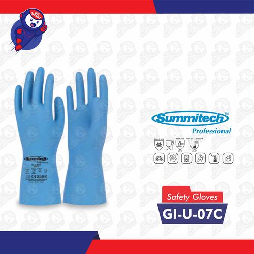 Jual Summitech GI-U-07C Chemical Nitrile Glove / sarung tangan kimia ...