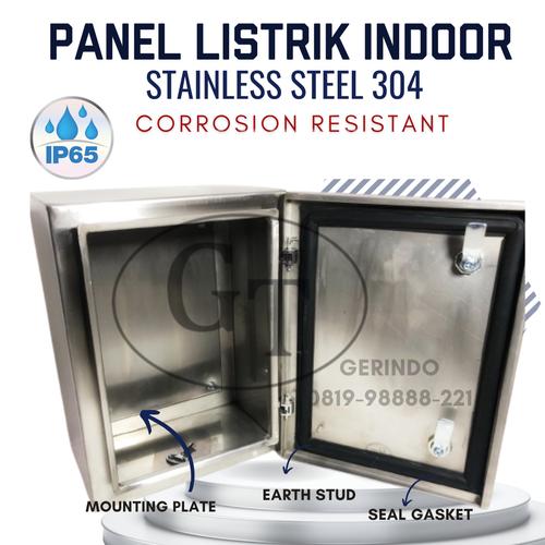 Jual Box Panel Listrik Stainless 700x600x280mm SS304 1.5mm GT Anti ...
