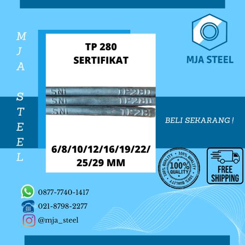 Jual BESI BETON POLOS ULIR 22 25 29 MM 22MM FULL SNI SERTIFIKAT TP/TS ...