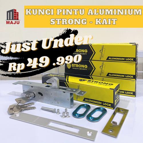 Jual KUNCI PINTU ALUMINIUM GESER/ SLIDING DOOR LOCK ALUMINIUM 2423 ...