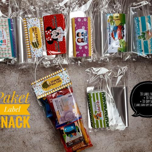 Jual Label snack lebaran minim order 10 lembar - bear bare, lembaran ...