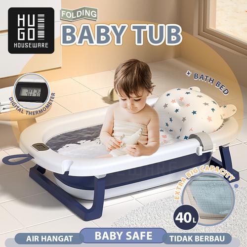 Promo HUGO Bak Mandi Bayi Tempat Mandi Bayi Lipat Portable Foldable ...